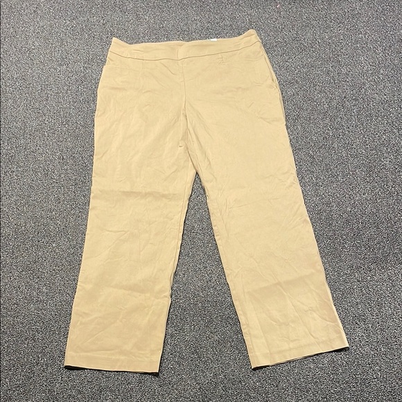 Time and Tru | Pants & Jumpsuits | Time And Tru Classic Tan Pants Nwt ...